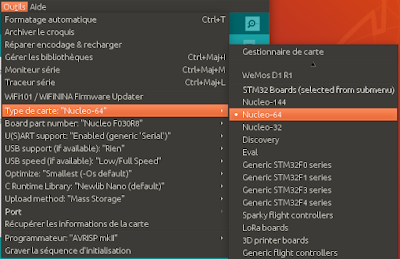 Électronique en amateur: Programmation d'une carte STM32 avec l'IDE Arduino