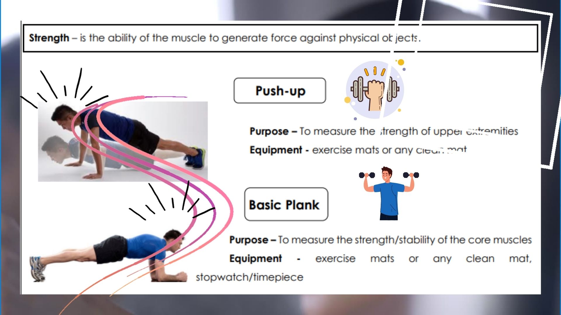 Grade 7 Physical Education: 2021