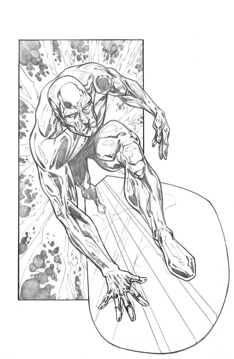 Silver Surfer Coloring Pages