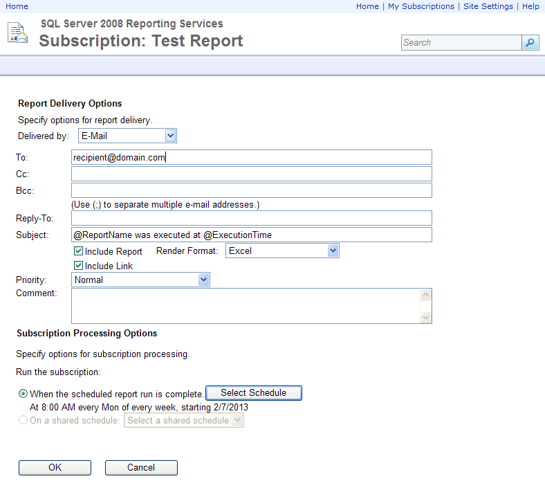 SYSTEMS +: Trigger an Email of an SSRS Report from an SSIS Package