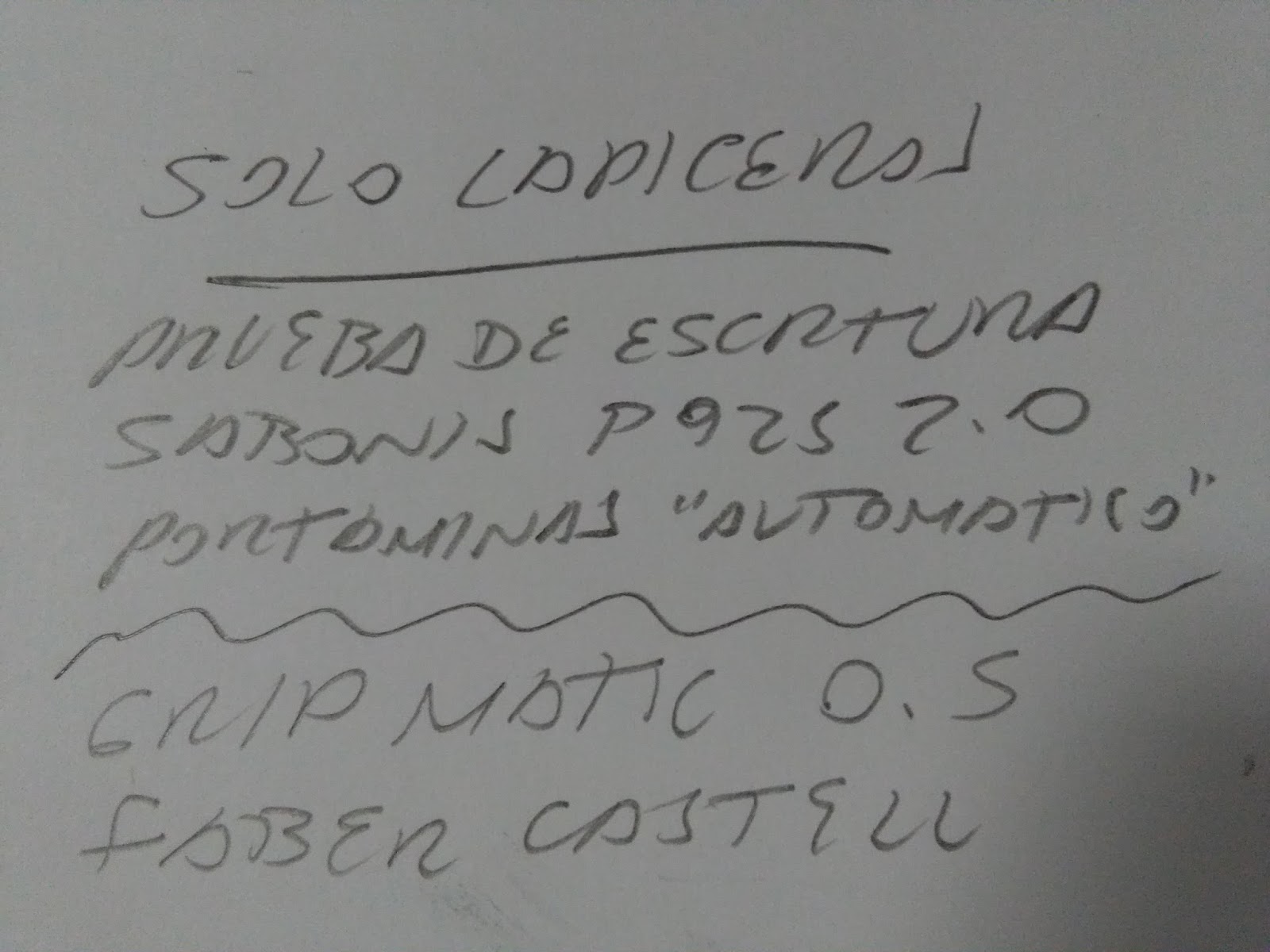 Solo Lapiceros: SABONIS - P925 (2.0mm) (Portaminas)
