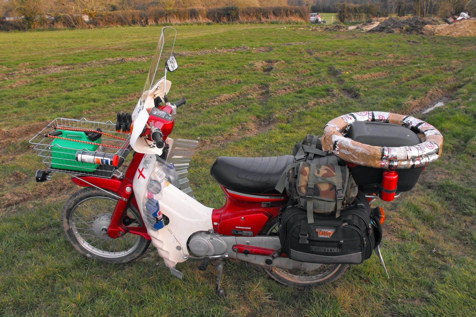 Fat Bloke Travels: Honda C90 Final Expedition Preperation