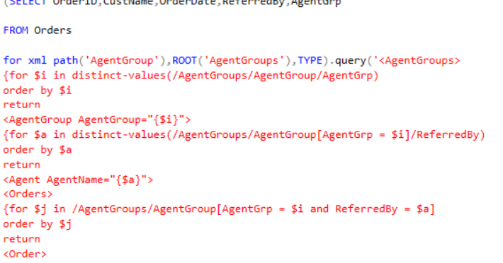 VM Blogs: T-SQL Tips: Generating Nested XML Structures Efficiently ... VM Blogs: T-SQL Tips: Generating Nested XML Structures Efficiently ...