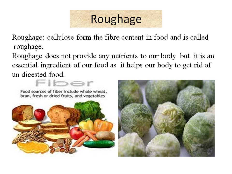 Roughage Examples