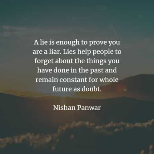 60 Lies quotes and Liar sayings from famous people