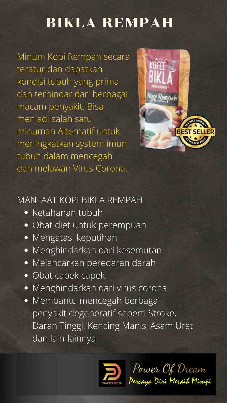 The Dream Coffe Bisnis Modal Kecil Hasil Jutaan Perhari: Kopi Bikla ...