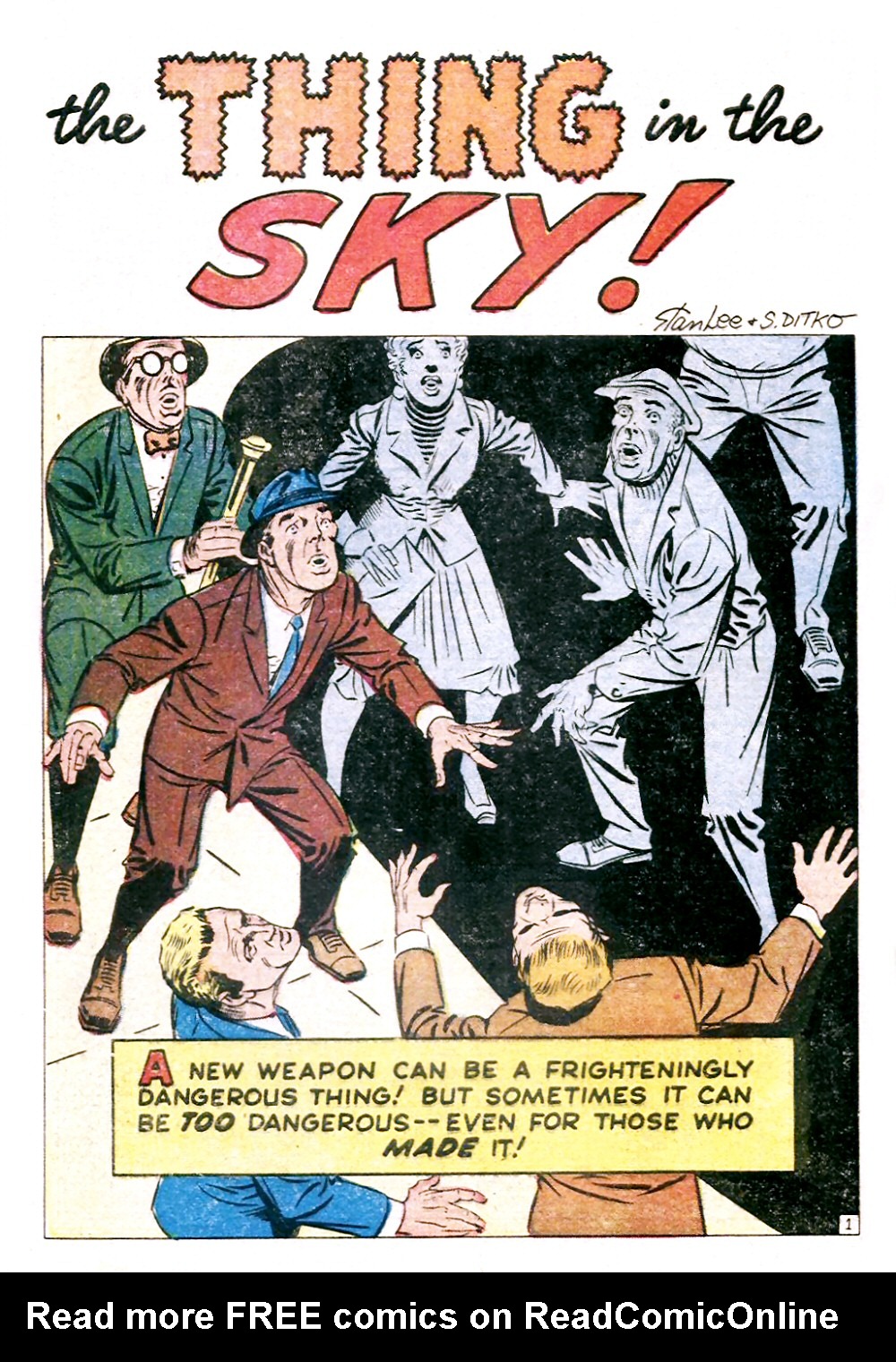 STEVE DITKO STUFF: Thing In The Sky! (TALES OF SUSPENSE #32)