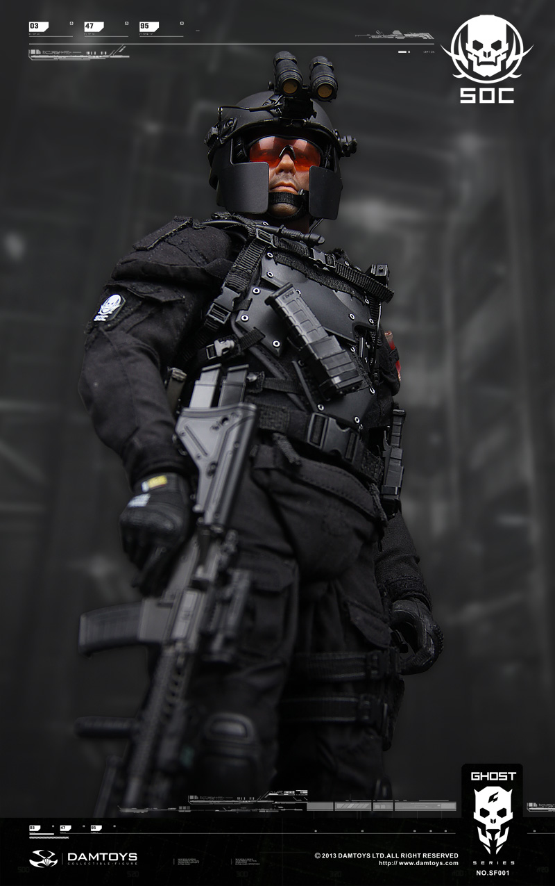 Preview DAM Toys Ghost series 1/6 Special Ops Center GLINT Team Leader ...