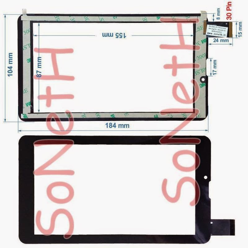 MaracuchoEnUSA: Pantalla Táctil Touch Screen De 7" Tablet Bleytec BT ...