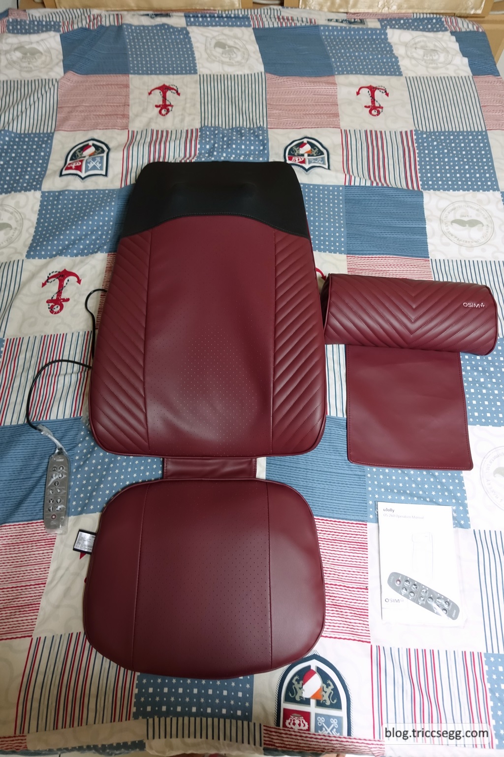 [開箱]OSIM uJolly OS-260背樂樂按摩椅墊-小空間的肩頸痠痛救星。