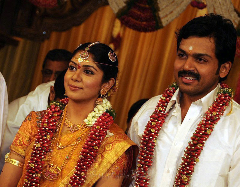 happyworldforall: Tamil Actor Karthi Marriage with Ranjani - Photos