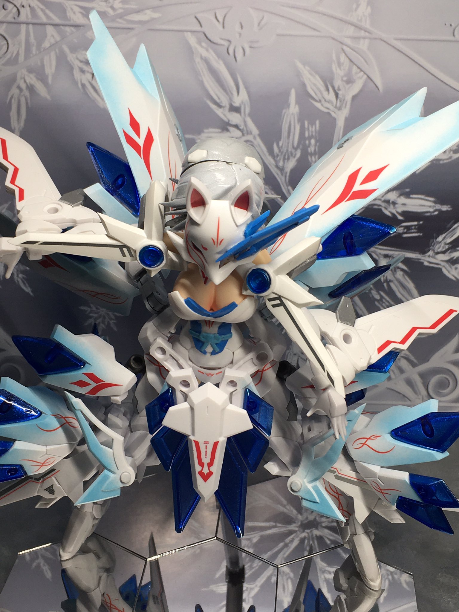 [ Custom ] - Megami Device Asra Nine Tails - Silver Asra - by 白銀@銀髪大学長髪 ...