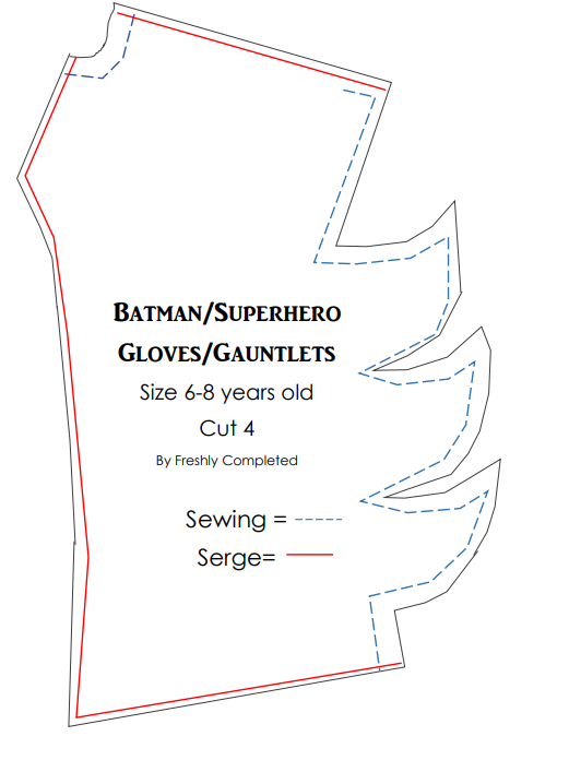 DIY Easy Batman Gloves/Gauntlets