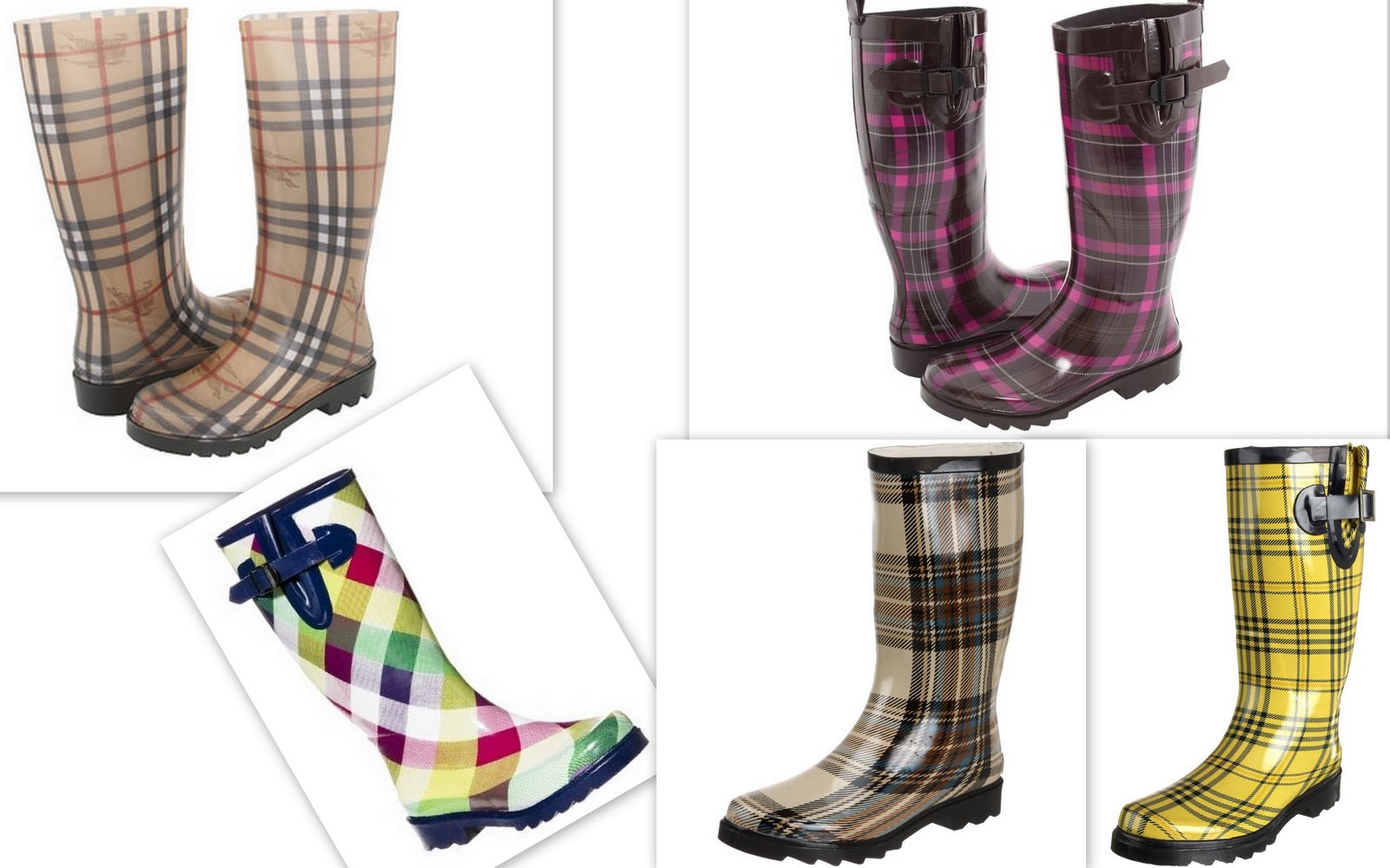 Style-Delights: Rain Boots Look Book - 6 Styles Of Puddle Splashing!