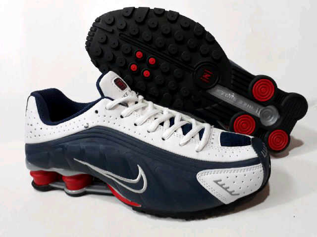 Sepatu Nike Shock For Men (Import) Navy Mix White - demenstore