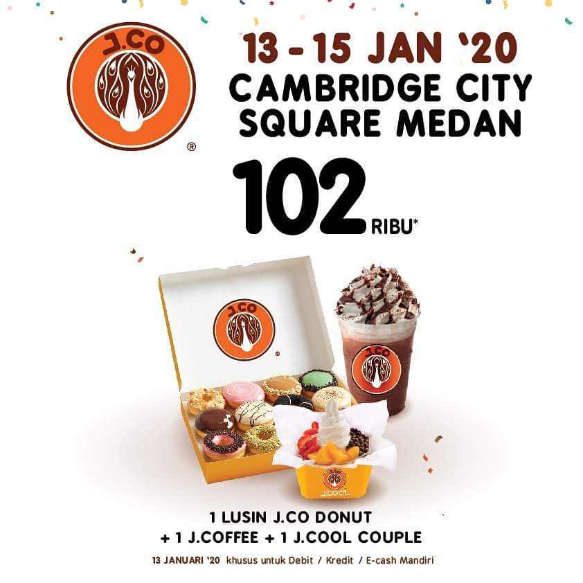 2 J.COOL / 2 J.COFFEE hanya Rp.50,000. (13-31 Januari 2020)