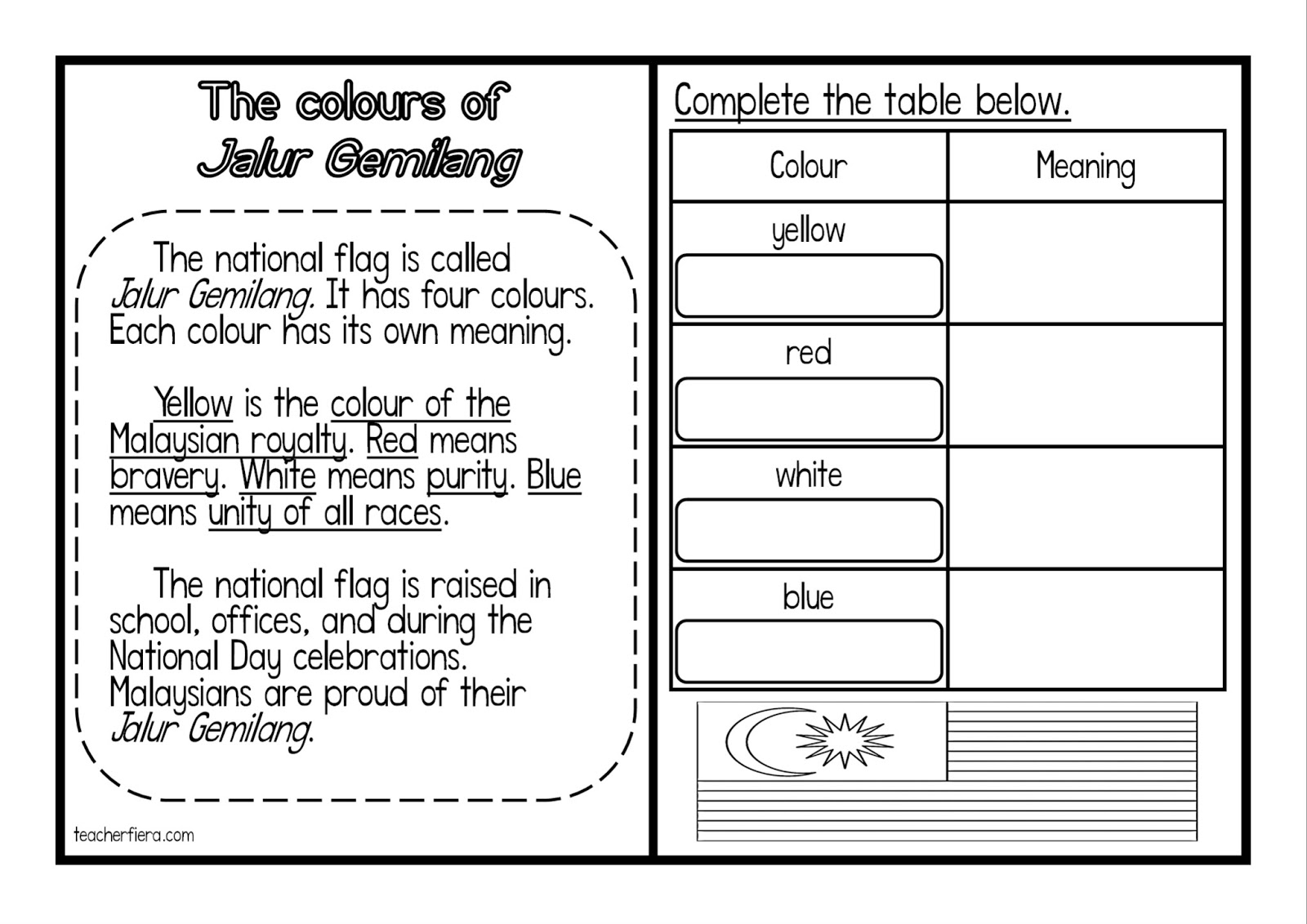 teacherfiera.com: VISUAL AIDS FOR YEAR 1 UNIT 22 - OUR FLAG (BASED ON ...