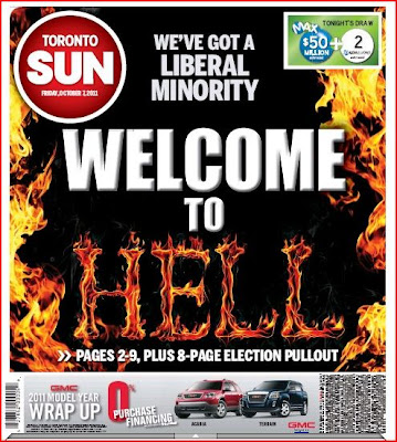 Toronto Sun Cover Reviews: 7 October 2011