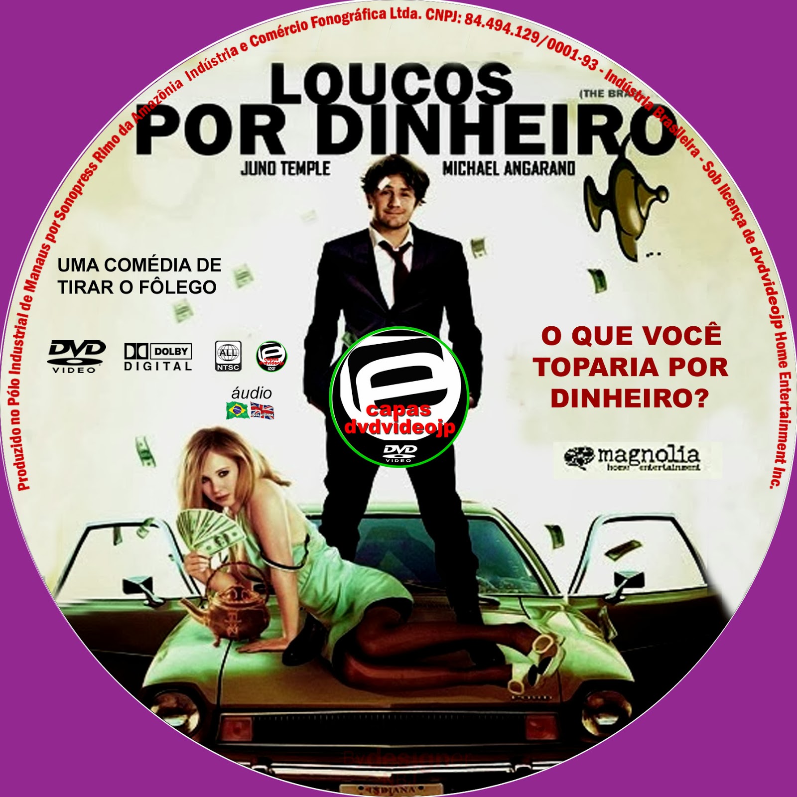 CAPAS DVD VIDEO JP: LOUCOS POR DINHEIRO