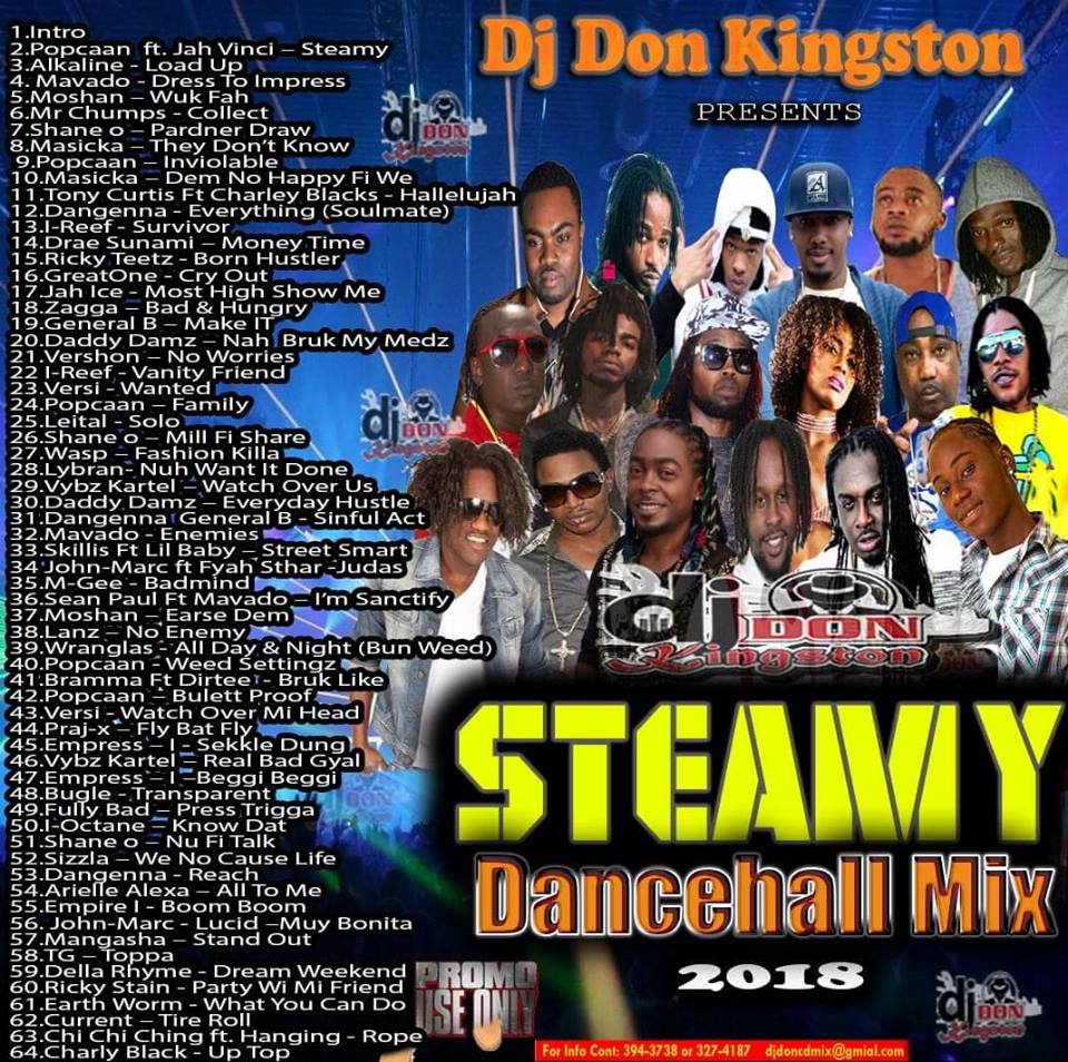 DJ DON KINGSTON STEAMY 2018 DANCEHALL MIX - Reggae Fresh