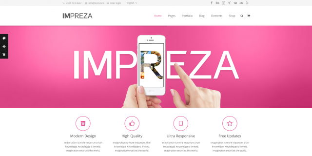 Impreza WordPress Theme Review