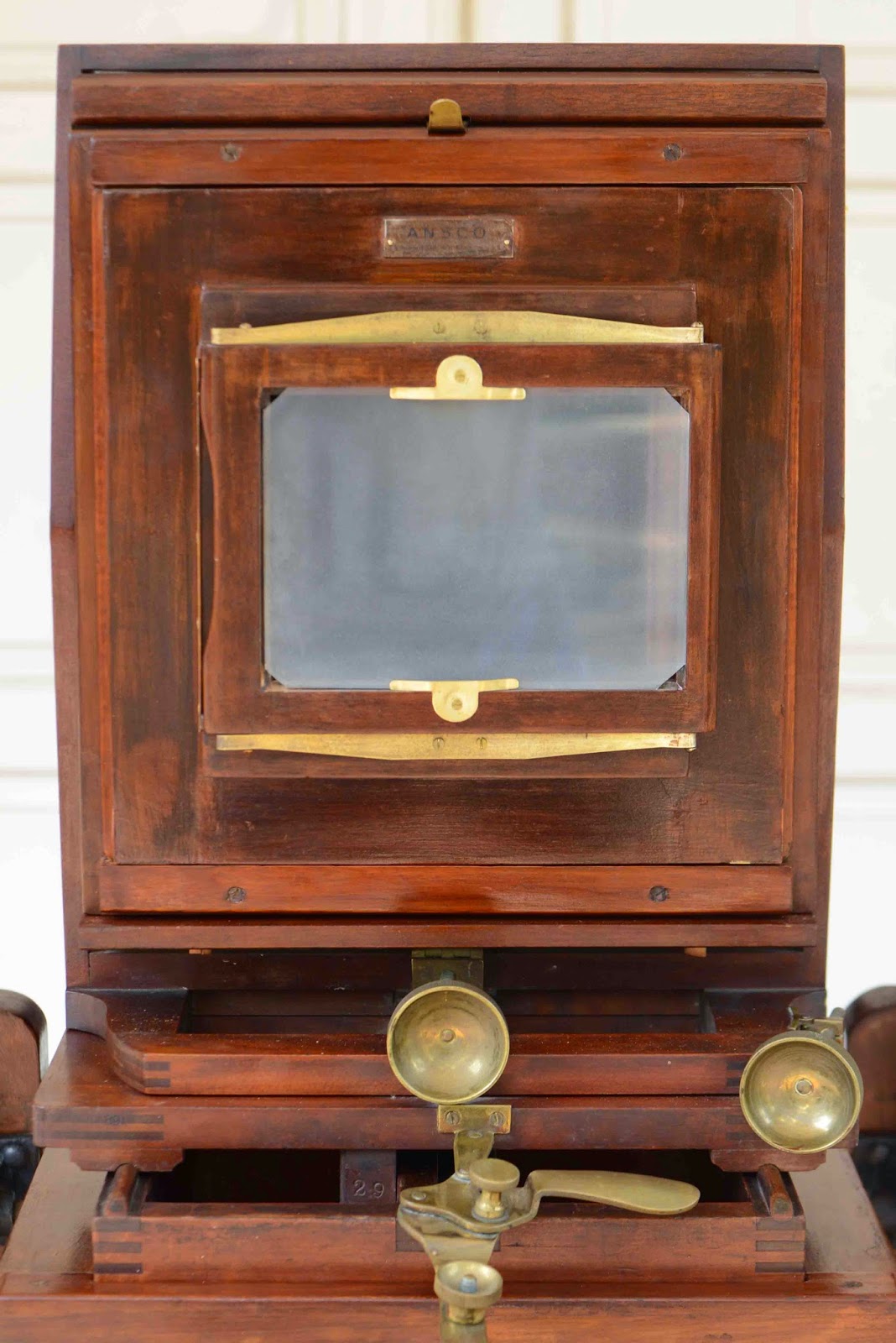 Old Vintage Gallery: Antique Studio Camera "Ansco" USA Circa Early 1900