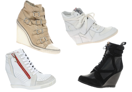 Tendance 2012 : Les Sneakers ou Baskets compensées