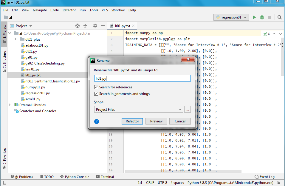 Prototype Project: Logistic Regression w/ Python & Gradient Descent ... Prototype Project: Logistic Regression w/ Python & Gradient Descent ...