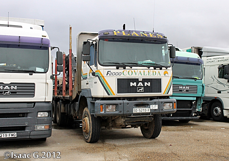 Camiones y Autobuses en Castilla y León: Man F2000 6X6