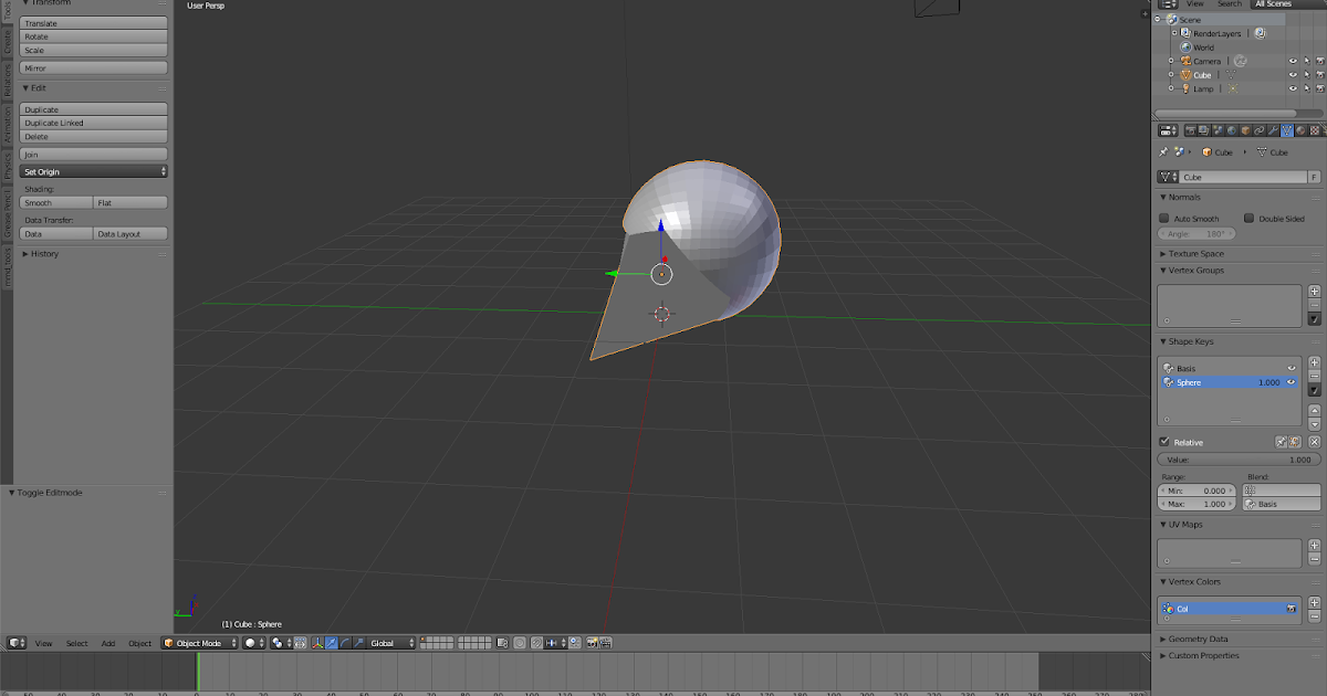 Kpaper Create Space: Blender 2.77 테스트