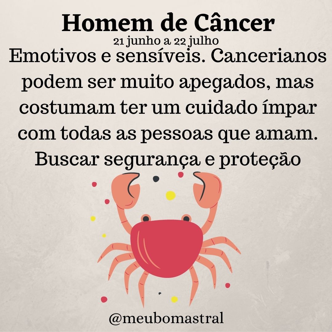 Casa da Aline: Homem de Câncer