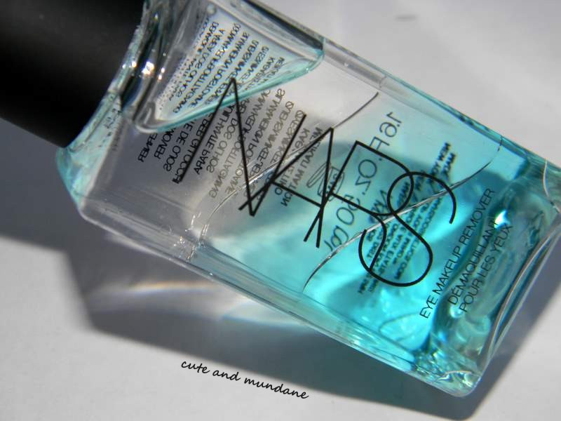 Cute and Mundane: NARS eye makeup remover review