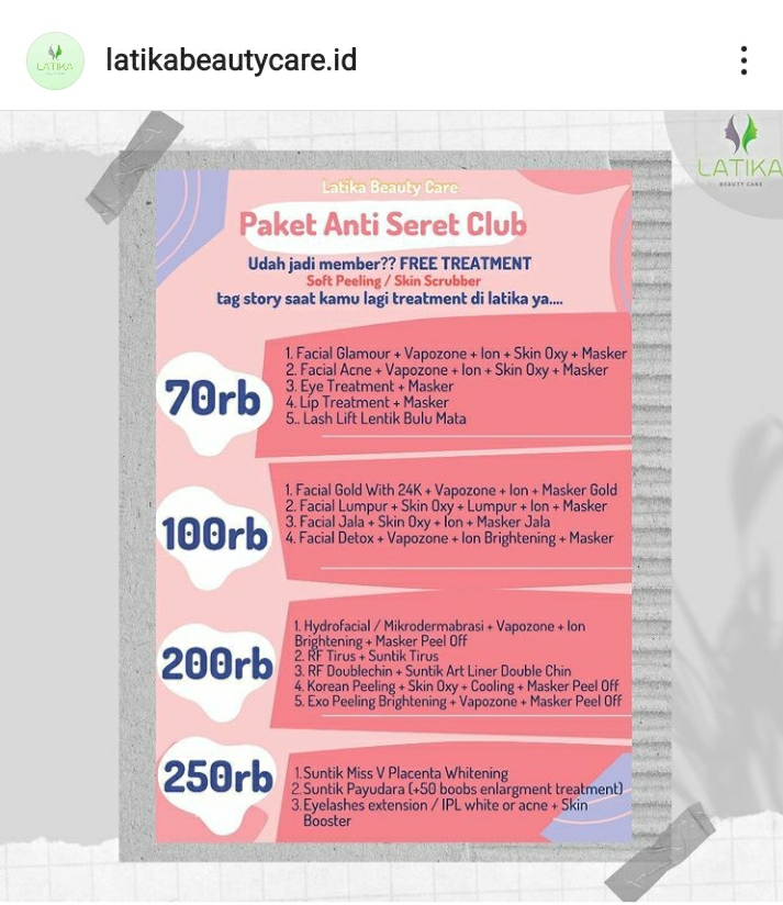 Harga Facial Wajah di Bogor Mulai dari 50 ribu!