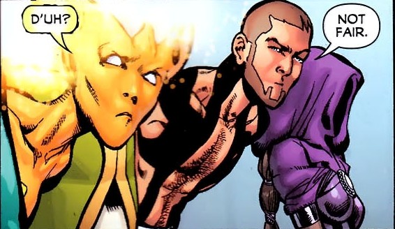 Gravity Kid & Power Boy: In Uniform & Shirtless