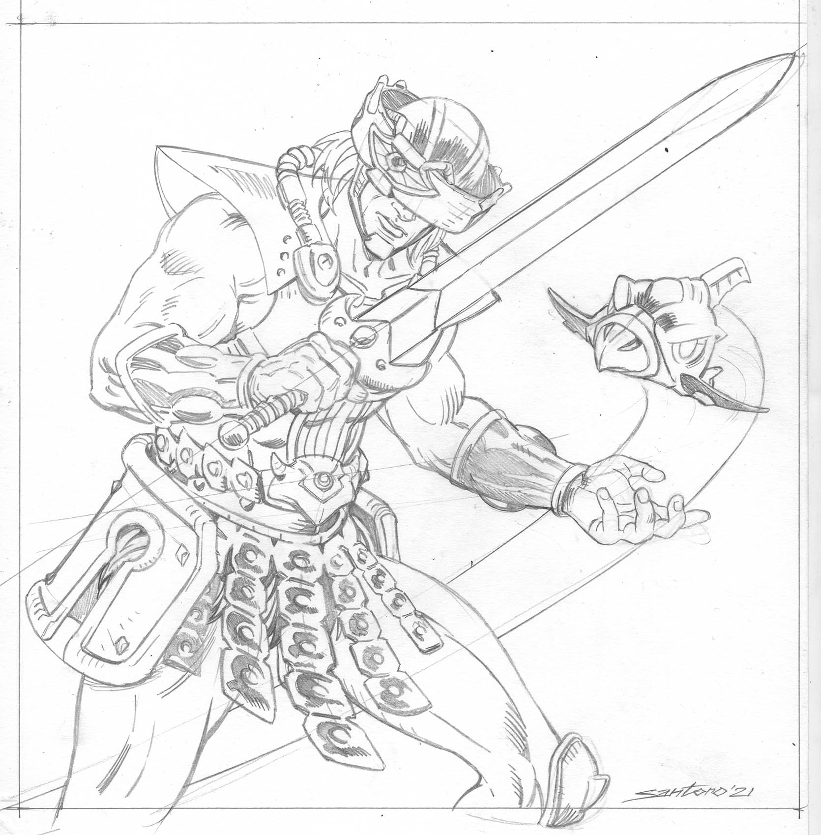 TRI- KLOPS + DOOMSEEKER (MOTU Fanart)