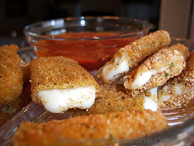 Fried Provolone or Mozzarella Sticks | What's Cookin' Italian Style Cuisine