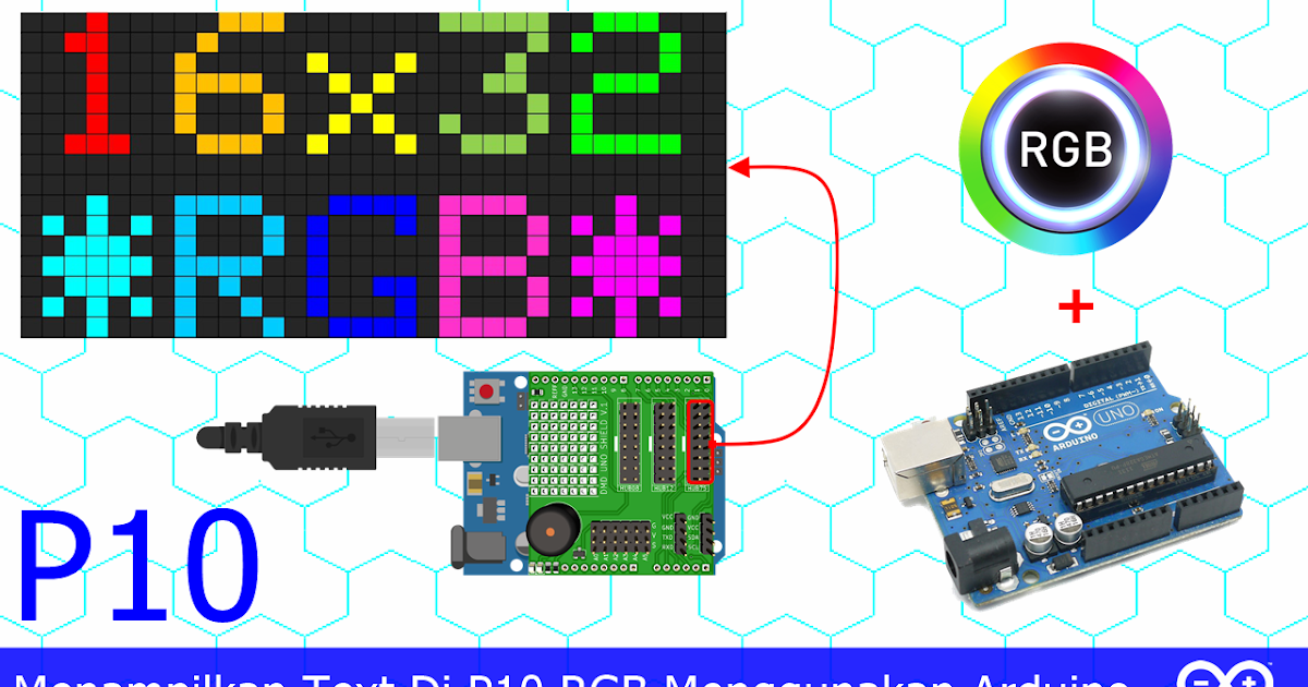 Menampilkan Text Di P10 RGB Menggunakan Arduino - Dicky B_Mz
