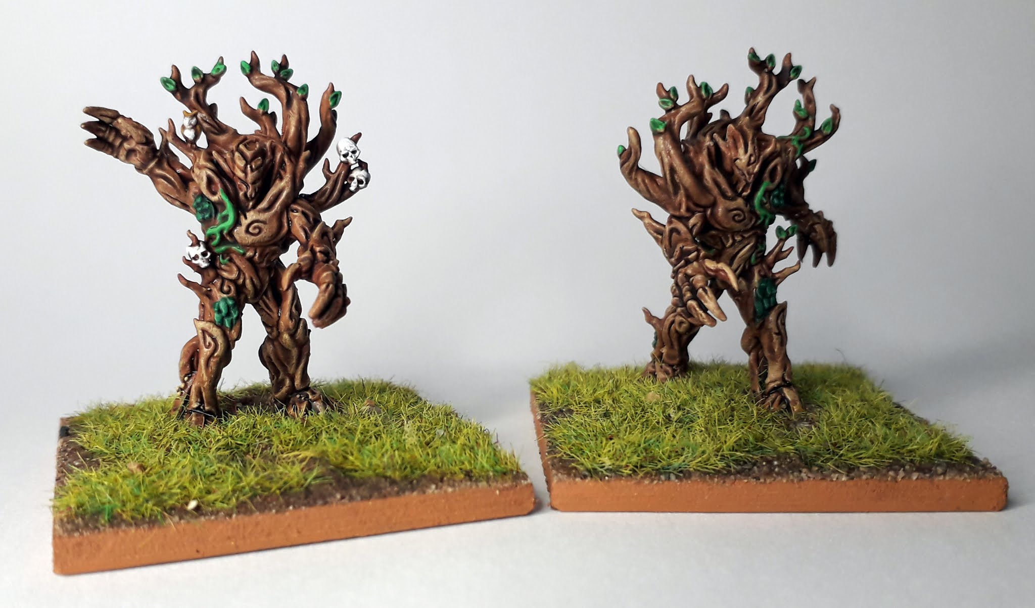 Irregular Wars: More Excellent Miniatures - 3D printed treemen and cyclopes