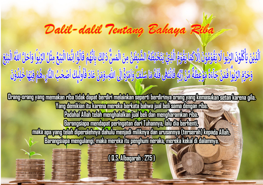 Dalil-dalil Tentang Bahaya Riba - Aflah Sentosa