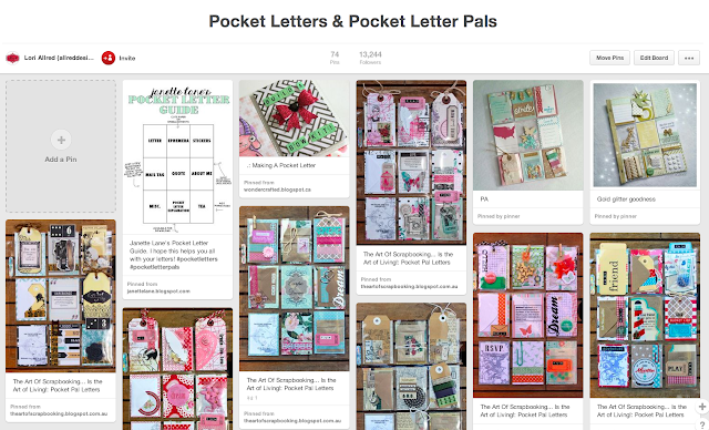 Allred Design Blog: Inspired by Pinterest: Pocket Letters, Pocket ...