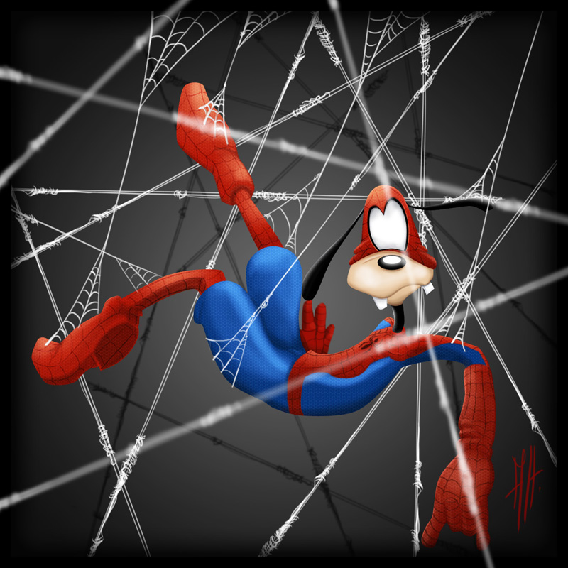 Arnaud Hermant: SpiderGoofy (Disney Instrusions)