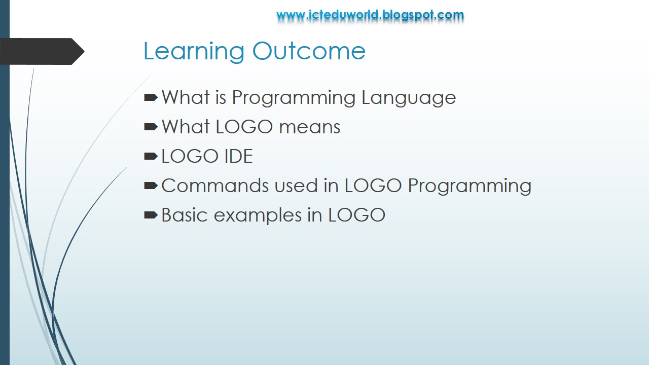 Programming with LOGO | ICT eduworld | ICT IN EDUCATION | ICT TOOLS ...