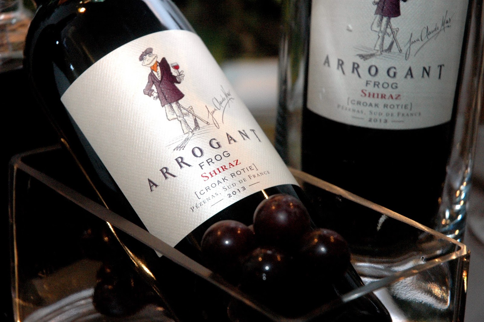 DUDE FOR FOOD: Arrogant Frog and Elegant Frog: Old World Wines with New ...