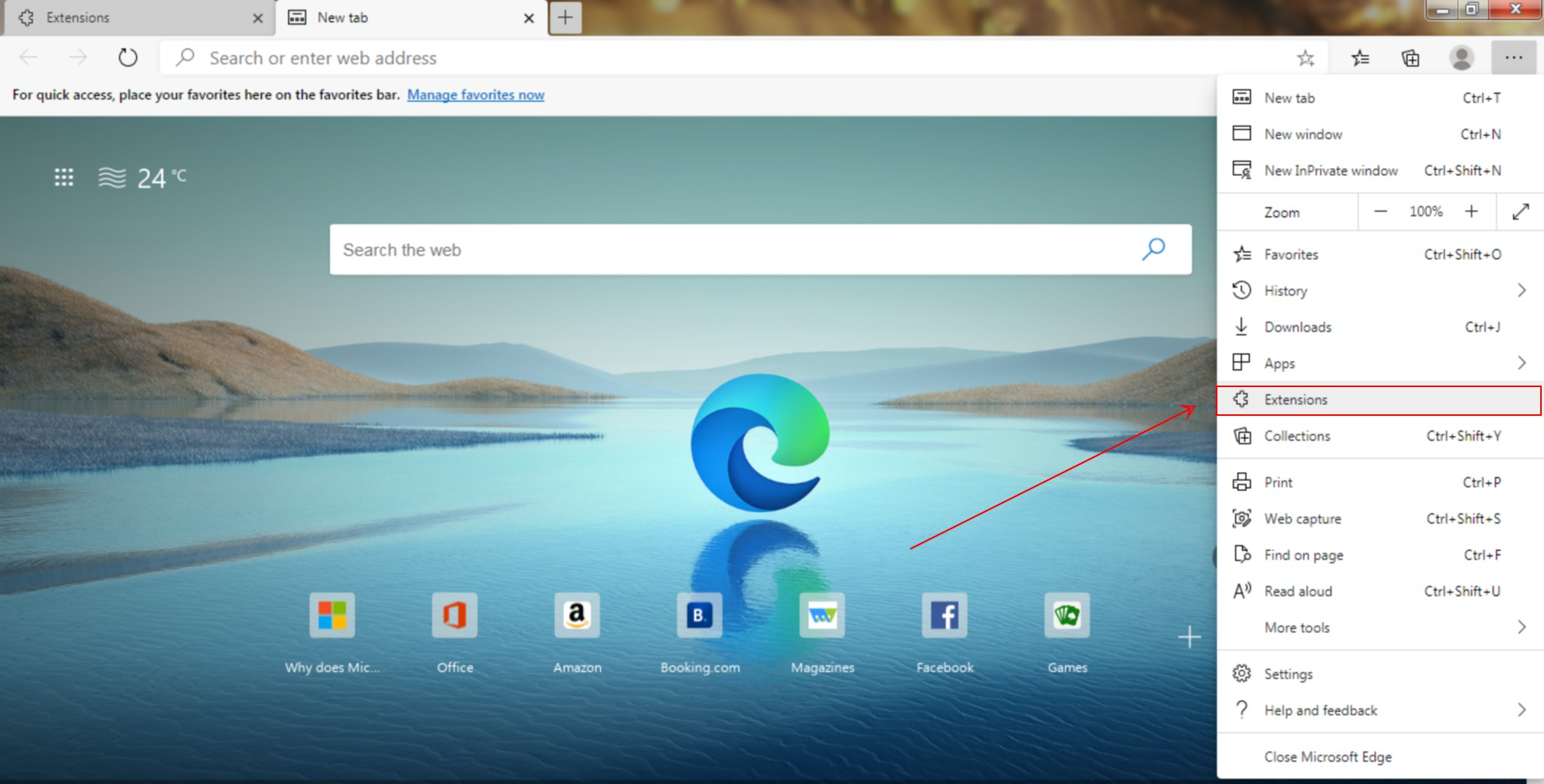 How to save open tabs for later in Microsoft Edge?