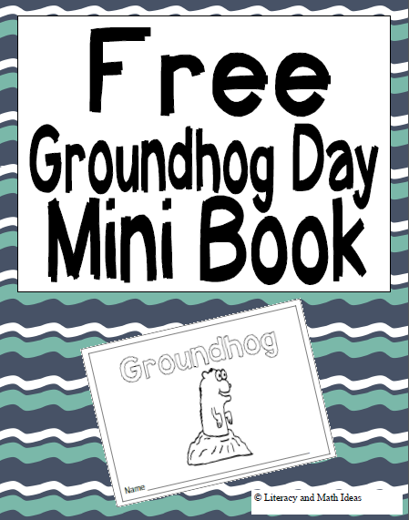 Simply Centers: Free Groundhog Day Mini Book