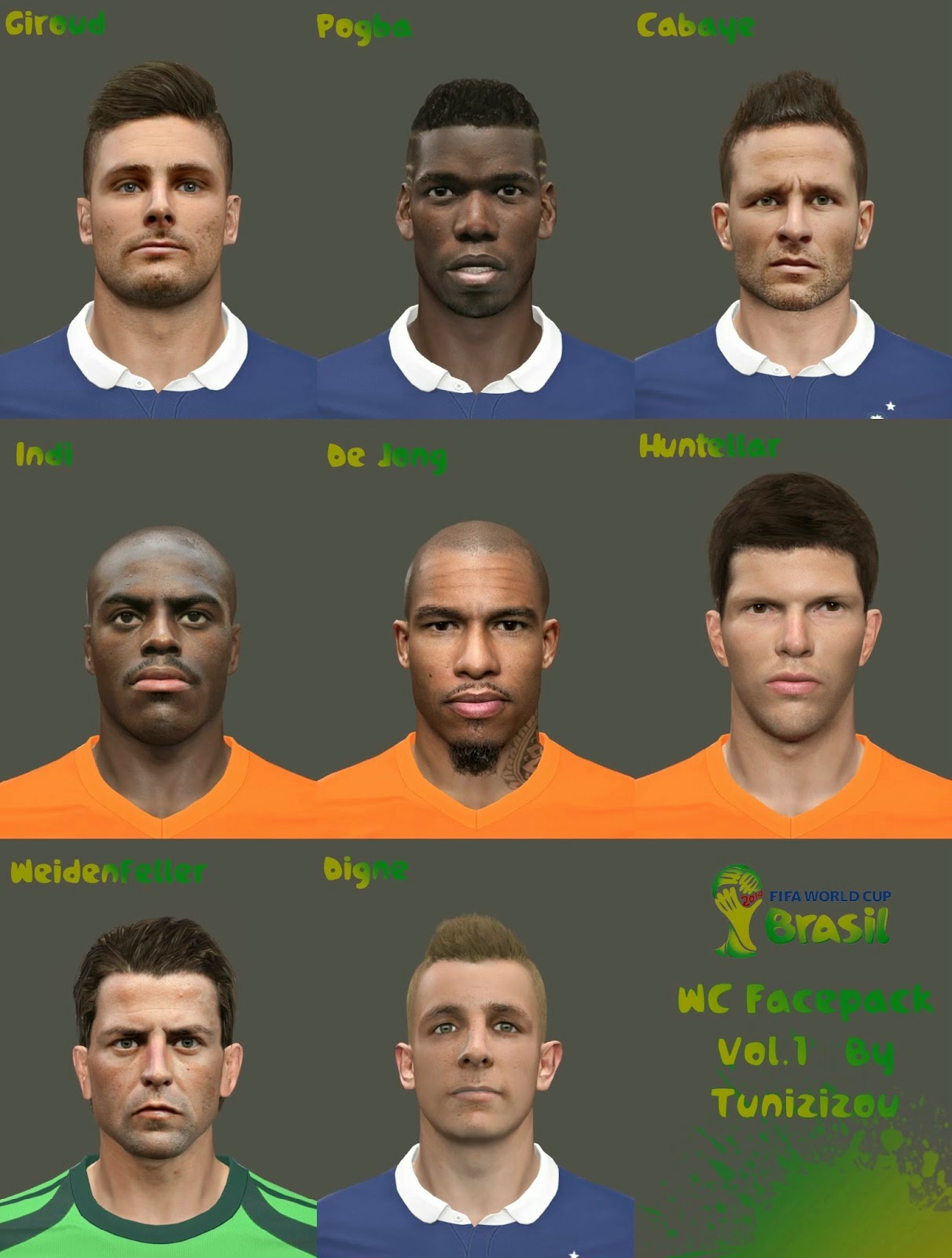 Tudo Para PES & FIFA: PES 2014: Faces do World Cup 2014