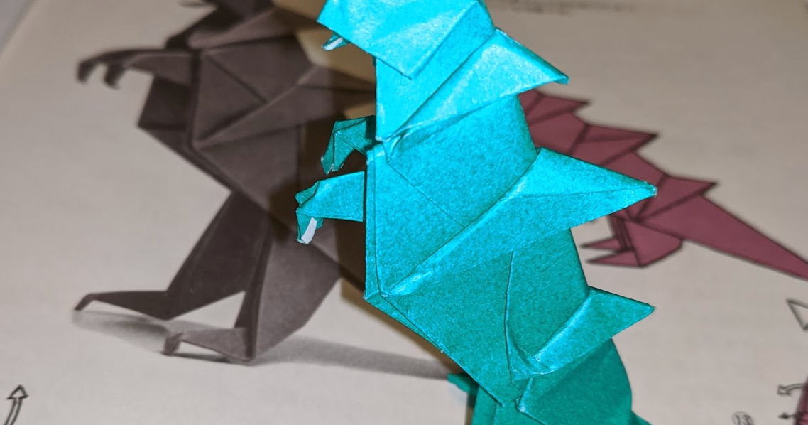 Origami: Godzilla by Kunihiko Kasahara