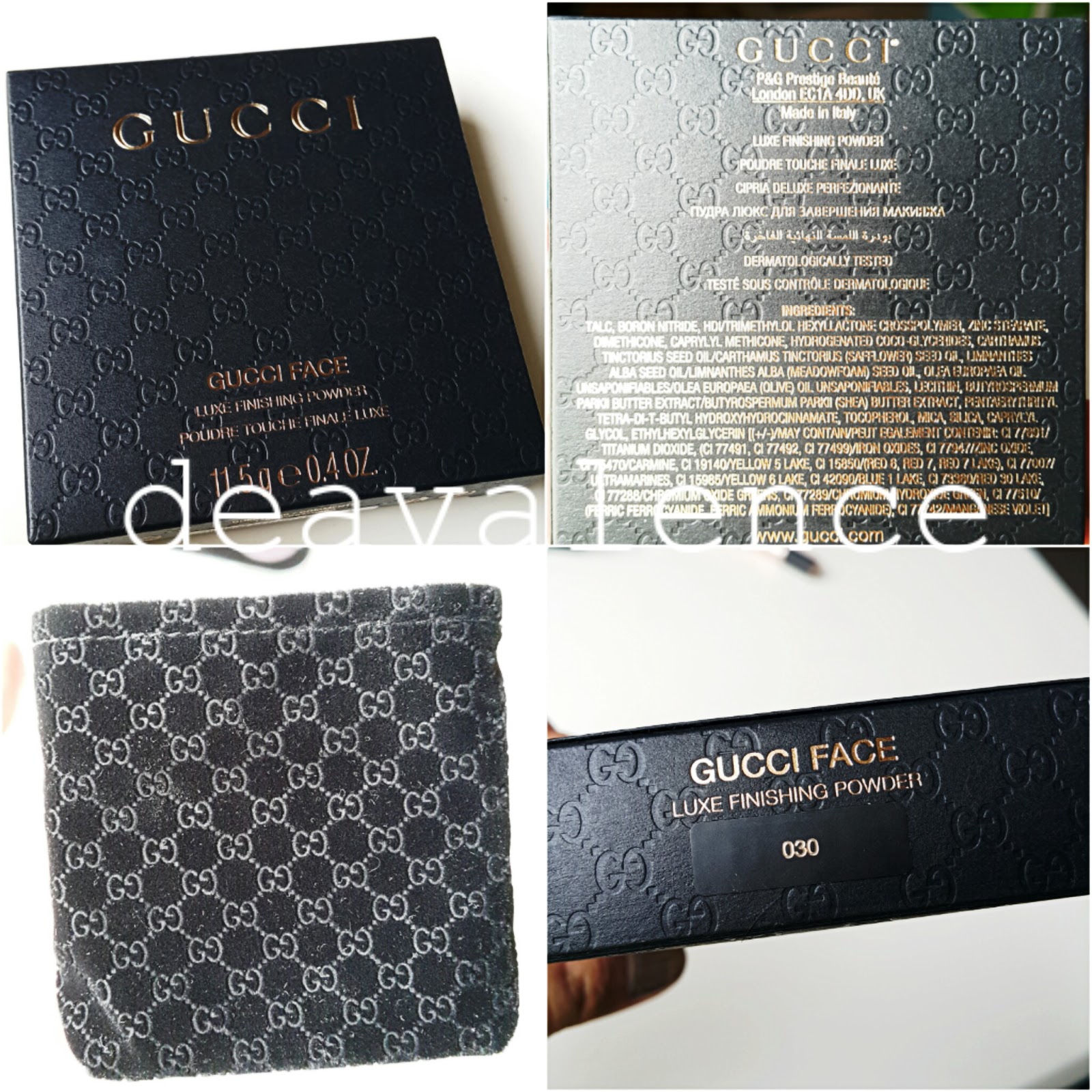 deavalence: Gucci Luxe Finishing Powder