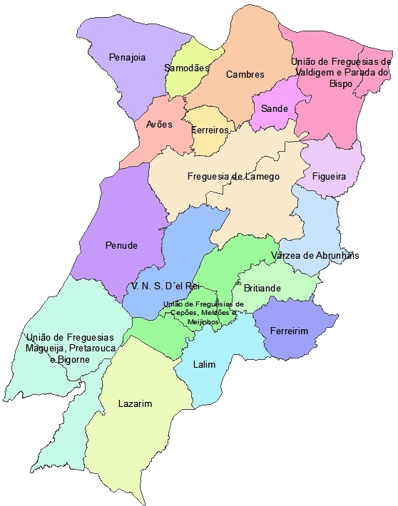 História e Estórias de Lamego: Lamego e as suas Freguesias