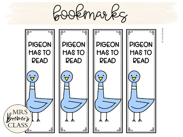 Pigeon HAS to Go to School! Book Activities and Ideas | Mrs. Bremer's Class